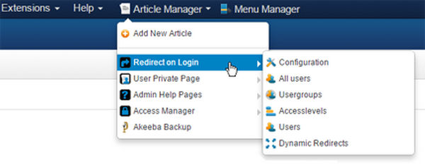 Admin Menu Manager 2.3.2