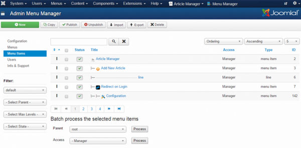Admin Menu Manager 2.3.2