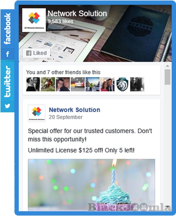 JS Facebook Like Box Slider 5.5.2
