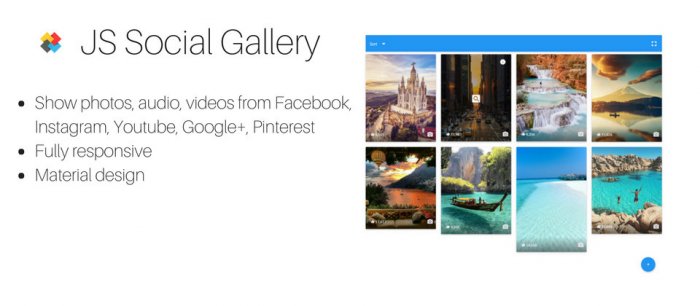 JS Social Gallery 2.5